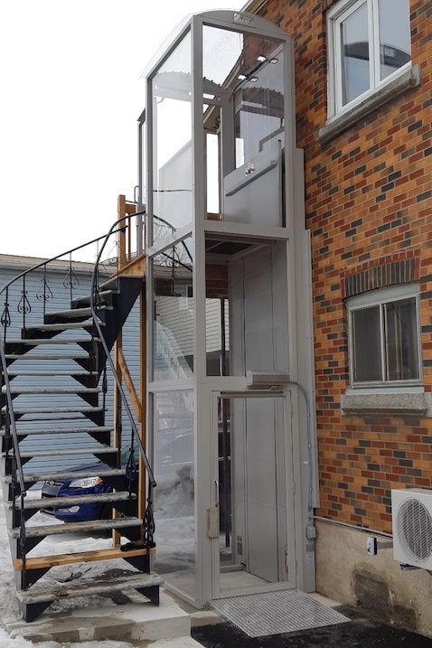 AmeriGlide Hercules 750 Commercial Enclosed Vertical Platform Lift